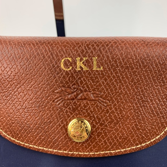 Longchamp | Bags | Longchamp Mini Le Pilage Blue Nylon Tote Bag | Poshmark